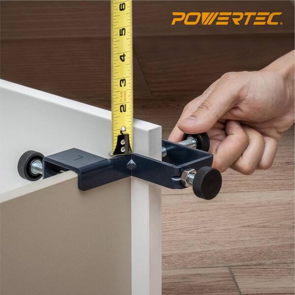 POWERTEC Drawer Front Installation Clamps Cabinet Hardware Jig Drawer Jig For Easy and Fast Drawer Front Panel Installation 71181 The Home Depot