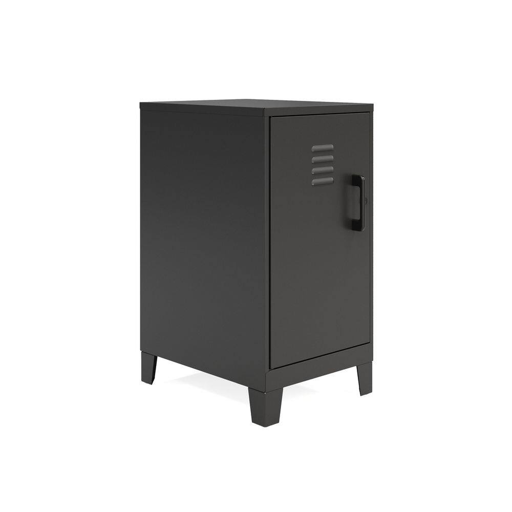 Space Solutions 2 Shelf Mini Storage Locket Cabinet w/ 3 in. Riser Legs ...
