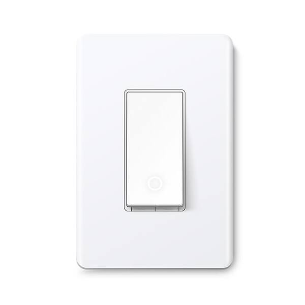 Smart Wi-Fi Light Switch with Matter, White S505 - The Home Depot