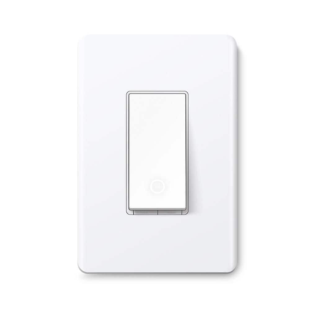 TP-LINK Smart Wi-Fi Light Switch with Matter, White TS15 - The Home Depot