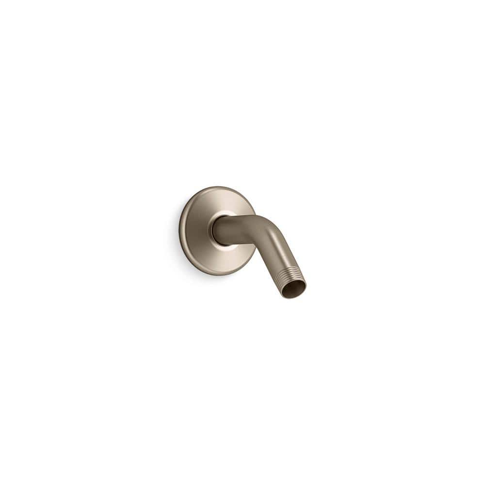 KOHLER 2.5 in. Wall Mount Shower Arm in Vibrant Brushed Bronze 7395-BV ...