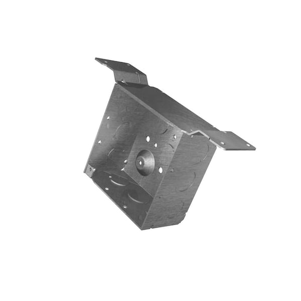 Steel City 4 in. Metallic Square Box with CV Bracket (52171CV1234-25R ...
