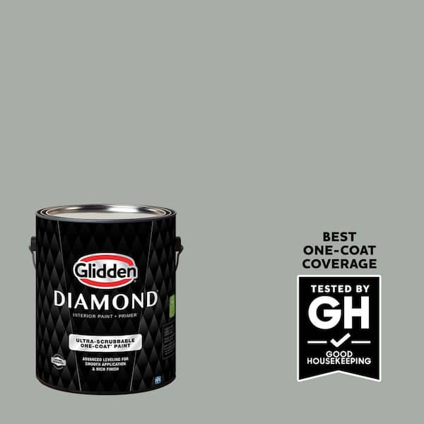 Glidden Diamond 1 gal. PPG1033-4 Light Drizzle Ultra-Flat Interior ...