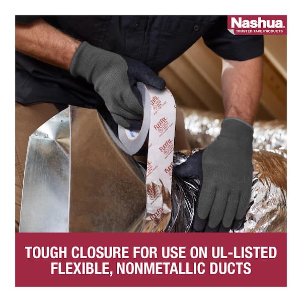 Nashua Tape 1.89 in. x 120.3 yd. 555 FlexFix UL Listed Duct Tape Sealer ...