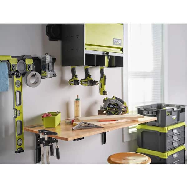 RYOBI RYOBI Stowaway Wall Mounted Folding Workbench Table STM408 - The ...