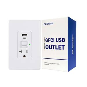 Legrand radiant 20 Amp 125-Volt Deadfront Self-Test GFCI Faceless ...