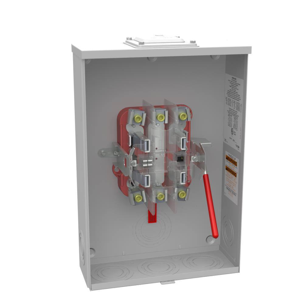 Milbank 200 Amp 5 Terminal Ringless Heavy Duty Lever Bypass Overhead ...