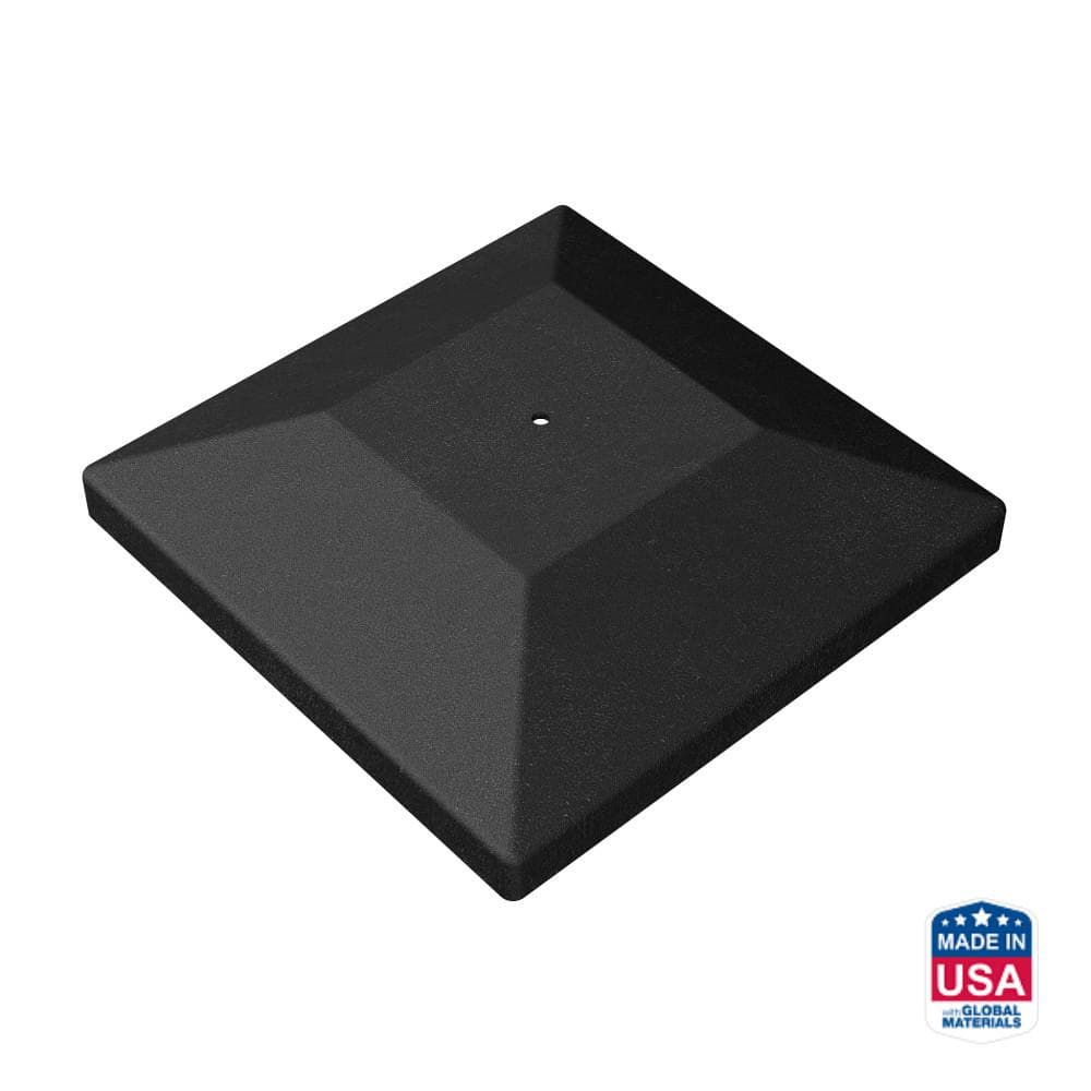 Simpson Strong-Tie Outdoor Accents Black Decorative Post Cap for 6x6 ...