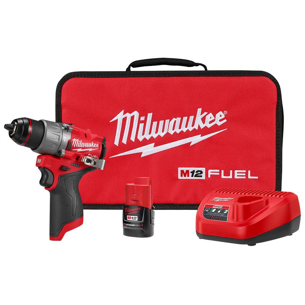Milwaukee M12 FUEL 12-Volt Lithium-Ion Brushless Cordless 1/2 in ...