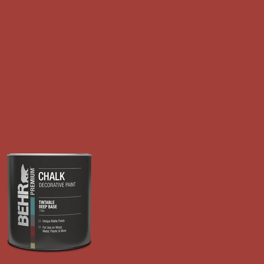 BEHR 1 qt. #PPU2-16 Fire Cracker Interior Chalk Finish Paint 713004 ...