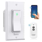 AVATAR CONTROLS Smart Single-Pole Rocker Switch with Wi-Fi Control and ...