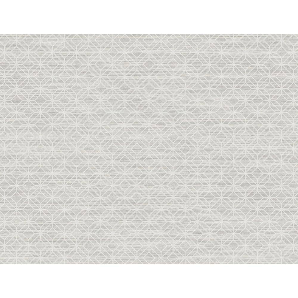 Seabrook Designs 60.75 sq. ft. Metallic Moonstone Sinclair Diamond ...