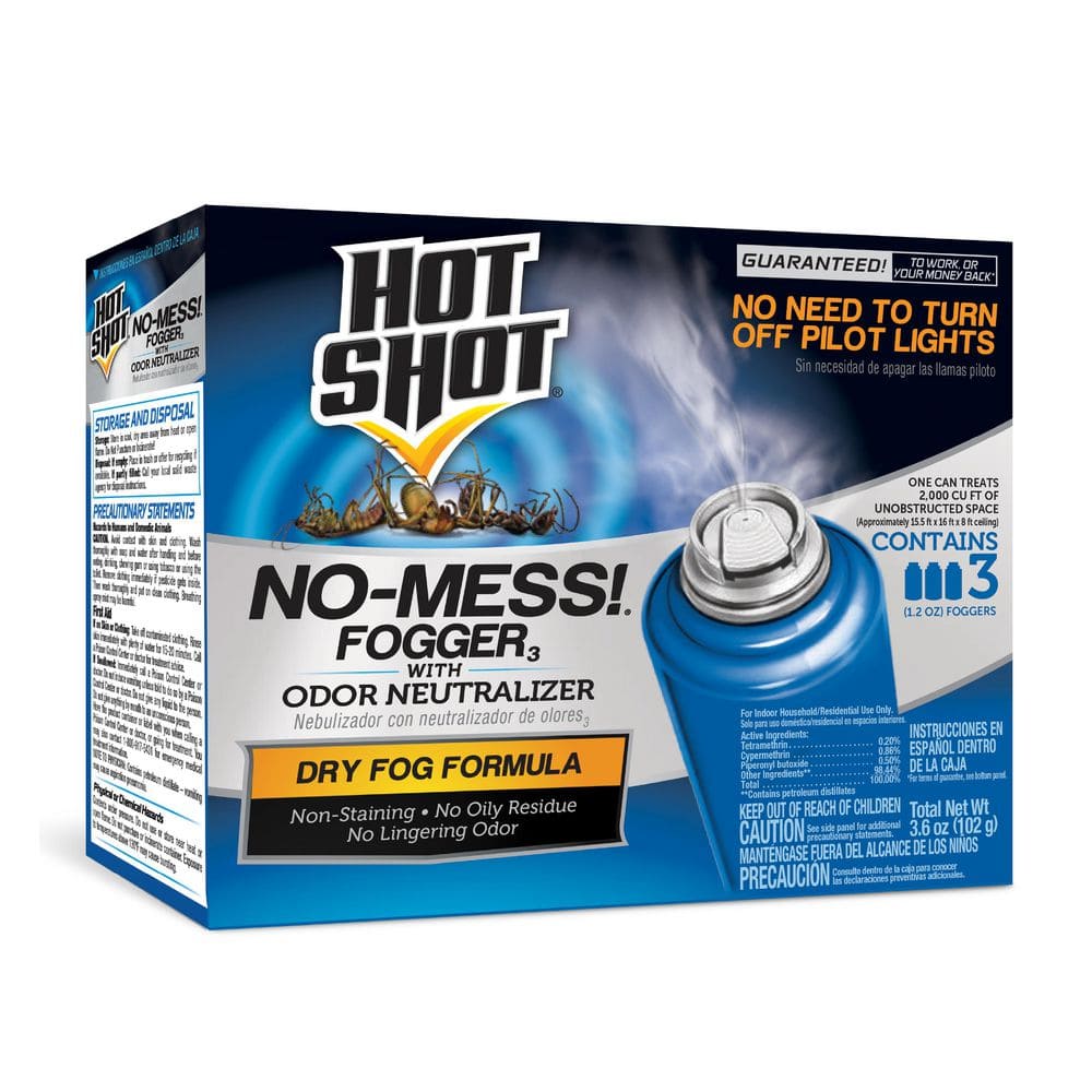 Reviews for Hot Shot No-Mess Insect Fogger Aerosol with Odor ...