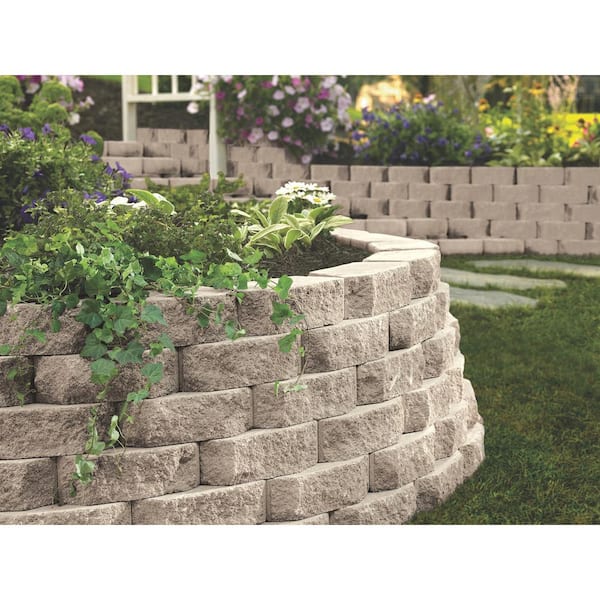 Castle Wall Block Retaining Wall