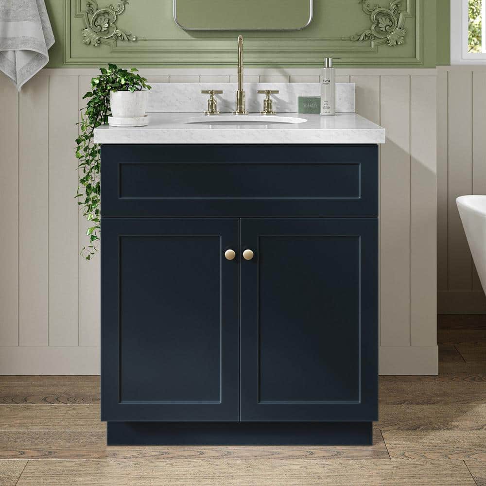 Reviews for ARIEL Hamlet 30 in. Single Sink Freestanding Bathroom ...