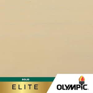 Olympic Elite 1 gal. Avalanche SC-1007 Solid Advanced Exterior Stain ...