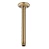 Delta Gold 10 in. Ceiling-Mount Shower Arm and Flange in Champagne ...