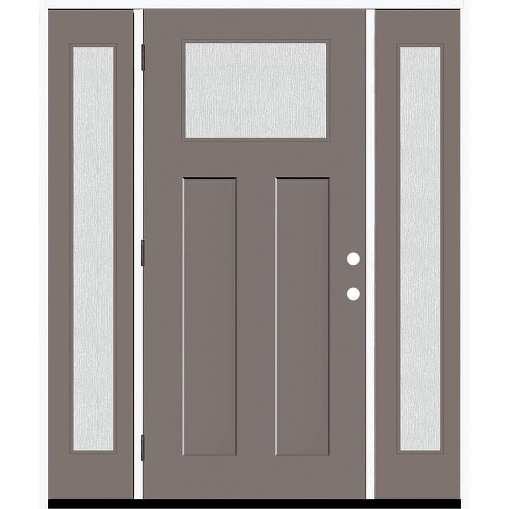 Steves & Sons Legacy 64 in. x 80 in. 1/4-Toplite Rain Glass RHOS ...