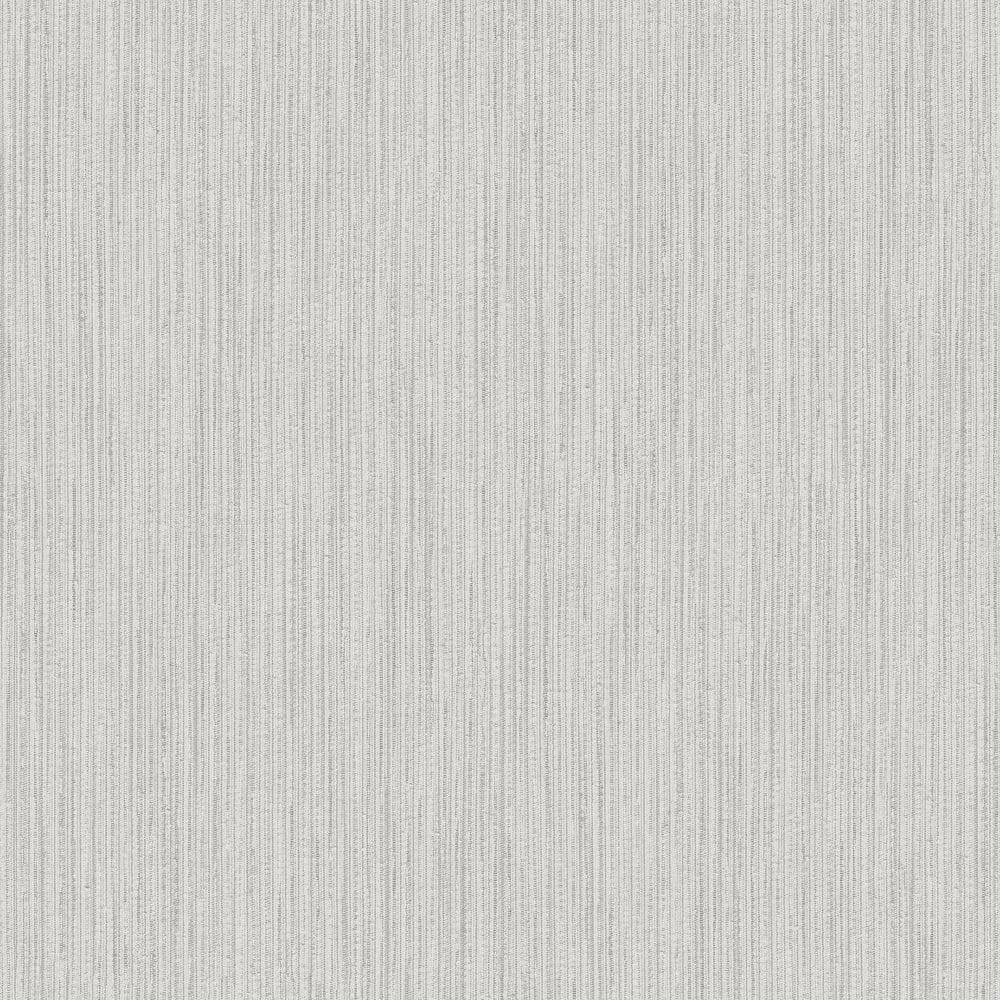 Utopia Collection Off-White Vertical Weave Effect Sheen Finish Vinyl on ...