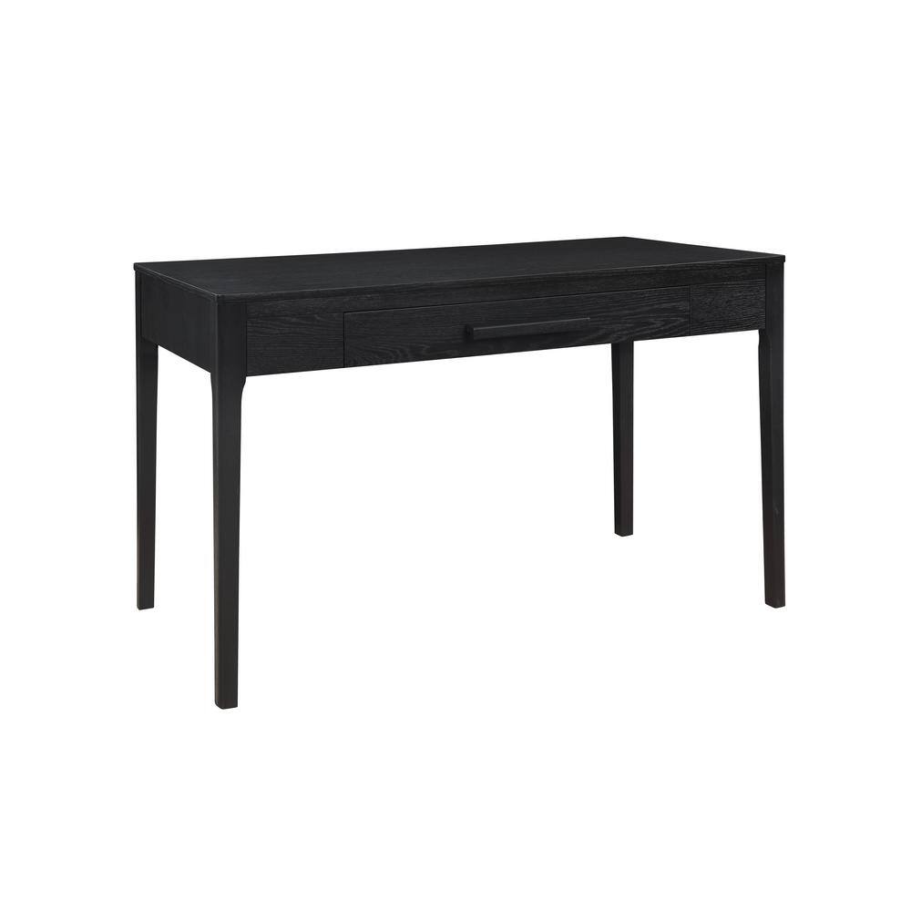 Linon Home Decor Wister 24 in. W Rectangle Black 1 drawer Writing Desk ...