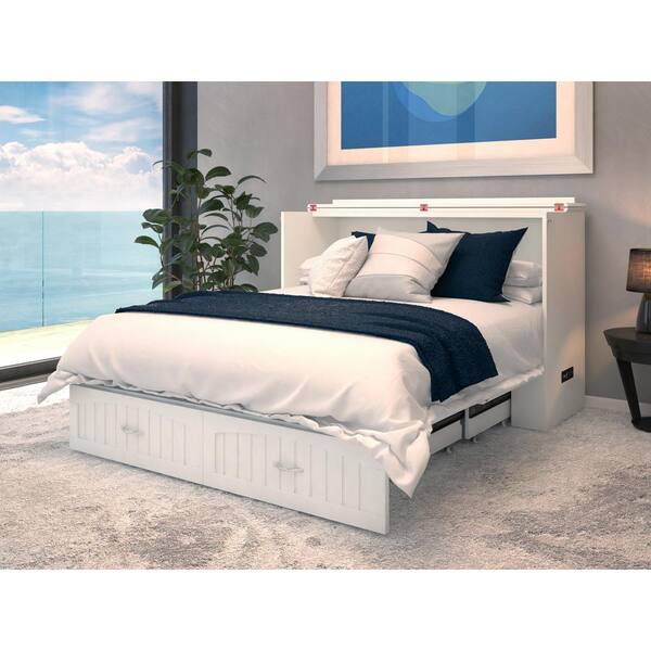 Audet queen storage murphy bed store