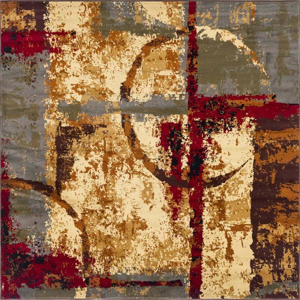 Unique Loom Barista Catuai Multi 8 ft. x 8 ft. Area Rug 3147748 - The ...