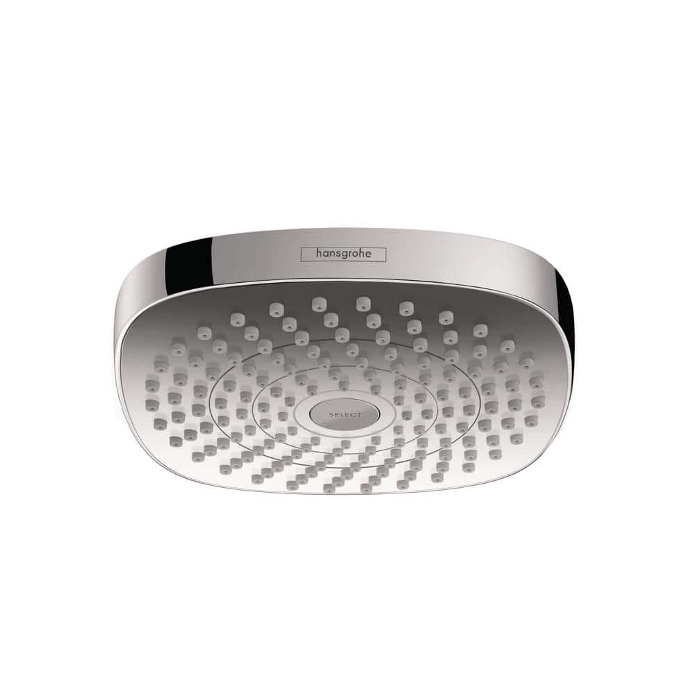 Hansgrohe Croma Select E 2 Spray Patterns 7 4 In Wall Mount Fixed