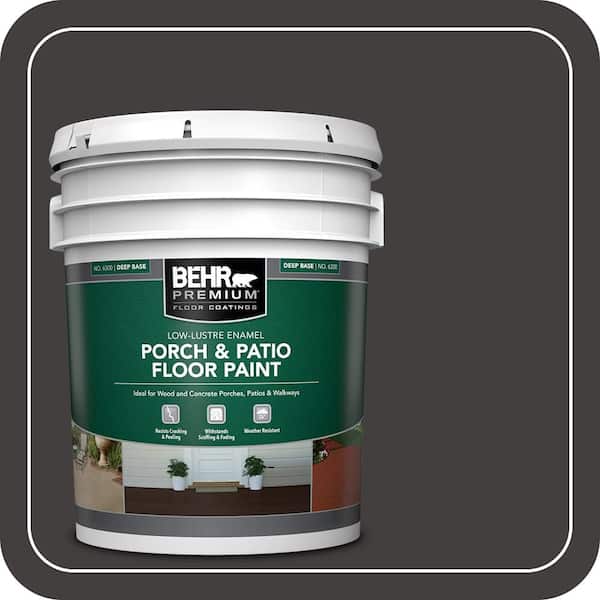 BEHR PREMIUM 5 gal. #MQ1-35 Off Broadway Low-Lustre Enamel Interior ...