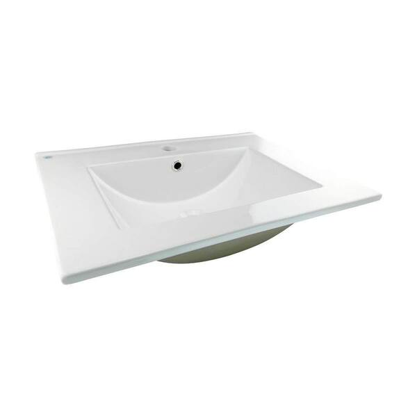 PARASOLAR 16 in. Drop-In Sink Bathroom Sink in Brushed Gold PAD474D9 ...