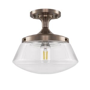 Lithonia Lighting 1-Light Nickel Fluorescent Round Ceiling Light 11983 ...