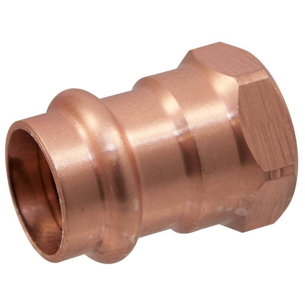 NIBCO 1/2 in. Copper Press x FPT Pressure Female Adapter PC60312 - The ...