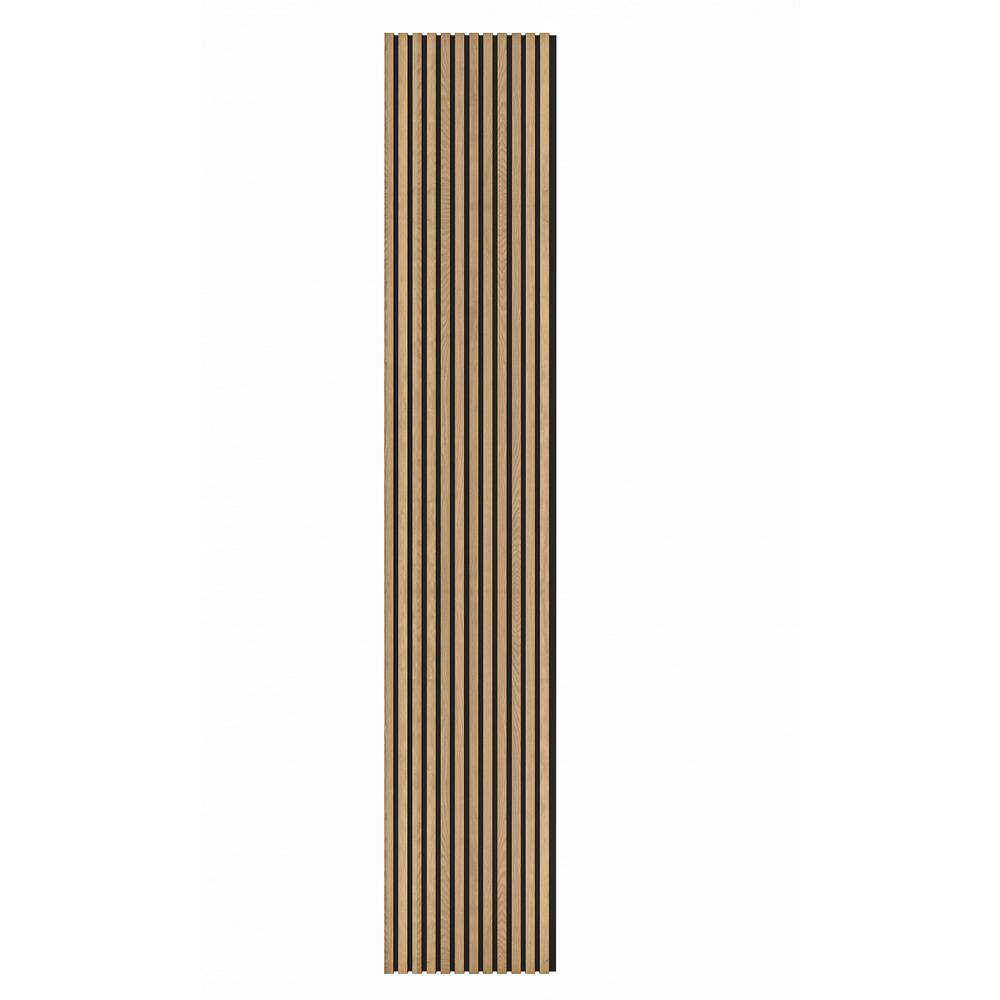 Ejoy 94.5 in. x 4.8 in. x 0.5 in. Acoustic Vinyl Wall Cladding Siding ...