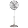 GOOD HOUSEKEEPING Retro 16 in. All-Metal Pedestal Fan in Brushed Nickel ...