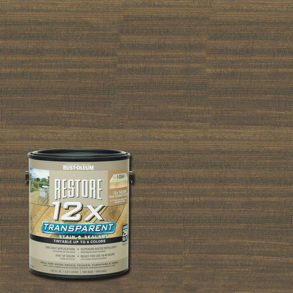 Rust-Oleum Restore 1 gal. 12X Transparent Kona Stain and Sealant-291629 ...