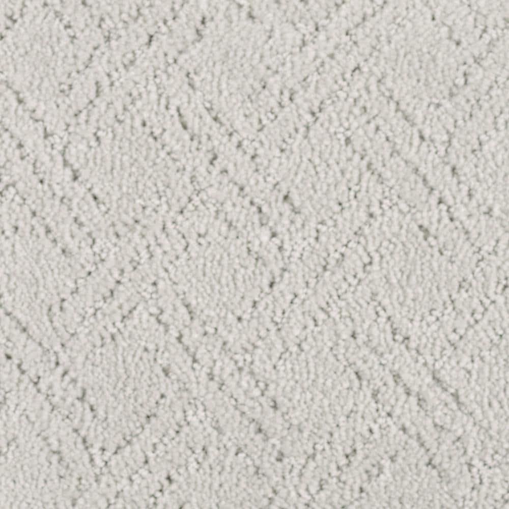 Lifeproof 8 in. x 8 in. Pattern Carpet Sample - Pure -Color Silver Tip ...