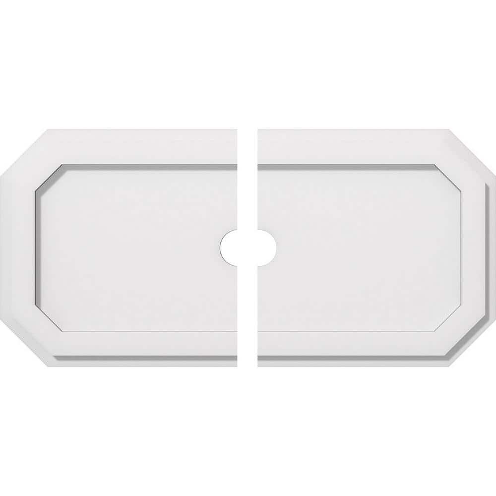 Ekena Millwork 1 in. x 26 in. x 13 in PVC Medallion Moulding ...