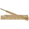 Klein Tools 6 ft. Wood Folding Ruler with Extension 9056 - The Home Depot