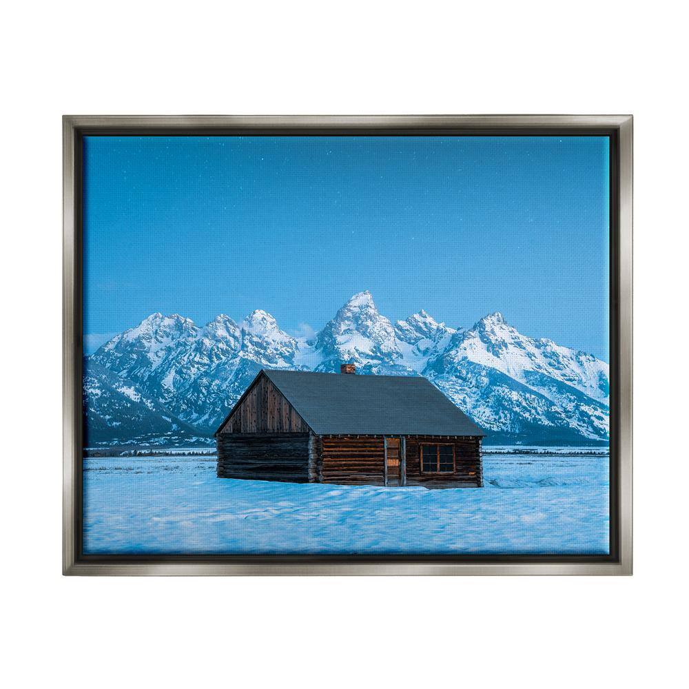 Stupell Industries Log Cabin Mountain View by Jared Kreiss 1 Piece ...