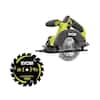 RYOBI ONE+ 18V Cordless 5-1/2 in. Circular Saw (Tool Only) with 5-1/2 ...