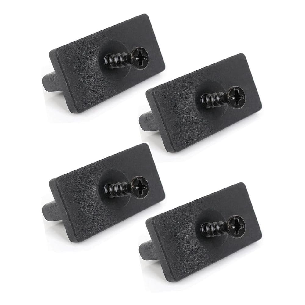 Afoxsos Polypropylene Black Hidden Deck Fasteners with Metal Screws for ...