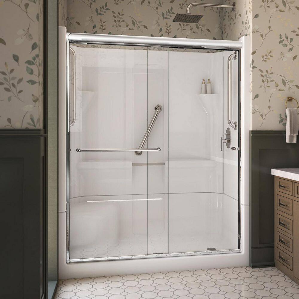 DreamLine Accessible Living Harmony 60 in. L x 30 in. W x 74 in. H ...