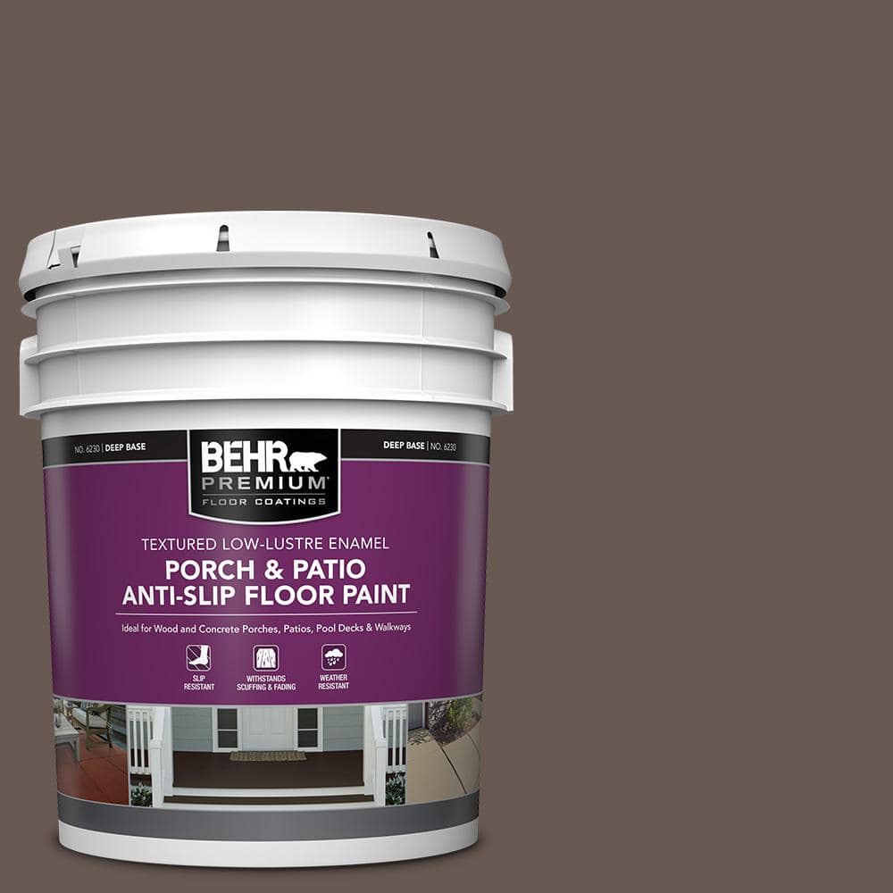 BEHR PREMIUM 5 gal. #MQ2-44 Museum Textured Low-Lustre Enamel Interior ...