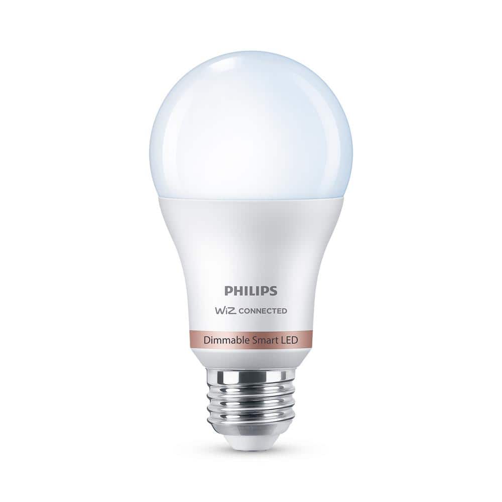 Philips 60-Watt Equivalent A19 LED Daylight (5000K) Smart Wi-Fi Light ...