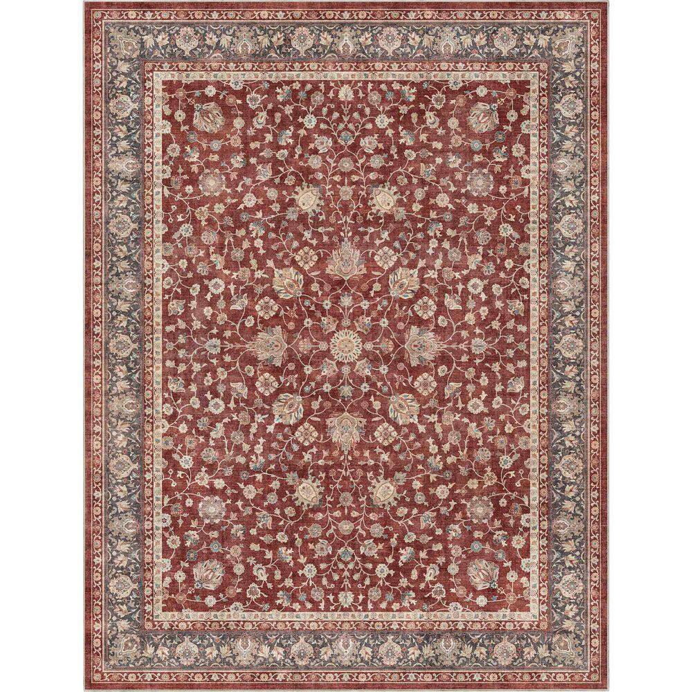 Well Woven Asha Rome Vintage, Oriental Persian, Red 5 ft. 3 in. x 7 ft ...