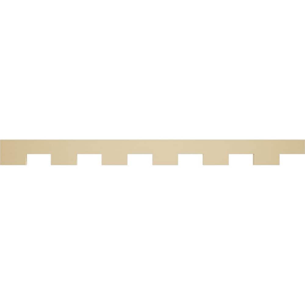 Ekena Millwork 1 in. D x 4 in. W x 48 in. L Primed Polyurethane Panel ...