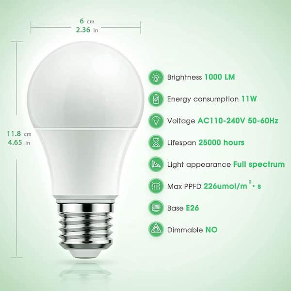 Full Spectrum Fluorescent Light Bulbs For Plants | Shelly Lighting