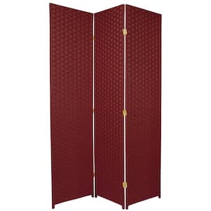 RED LANTERN 6 ft. Light Pink 3-Panel Room Divider SSFIBER2-3P-PNK - The ...
