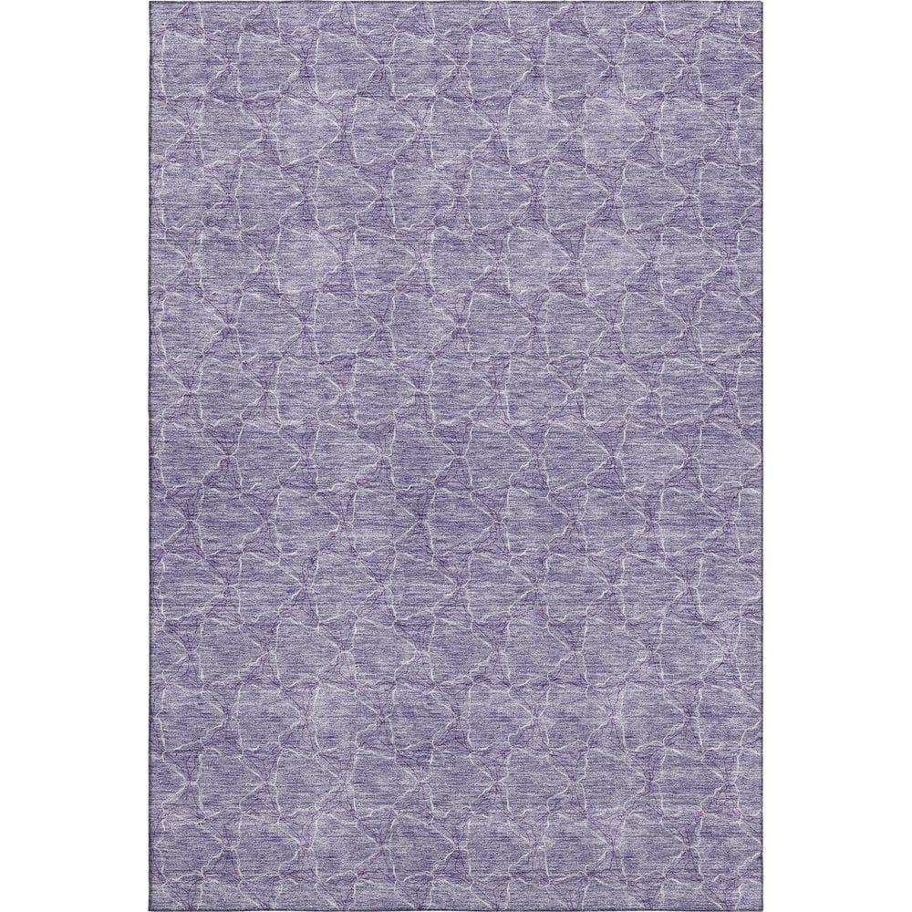 Addison Rugs Mayfield Premium Machine Washable Abstract AMF960 Lavender ...