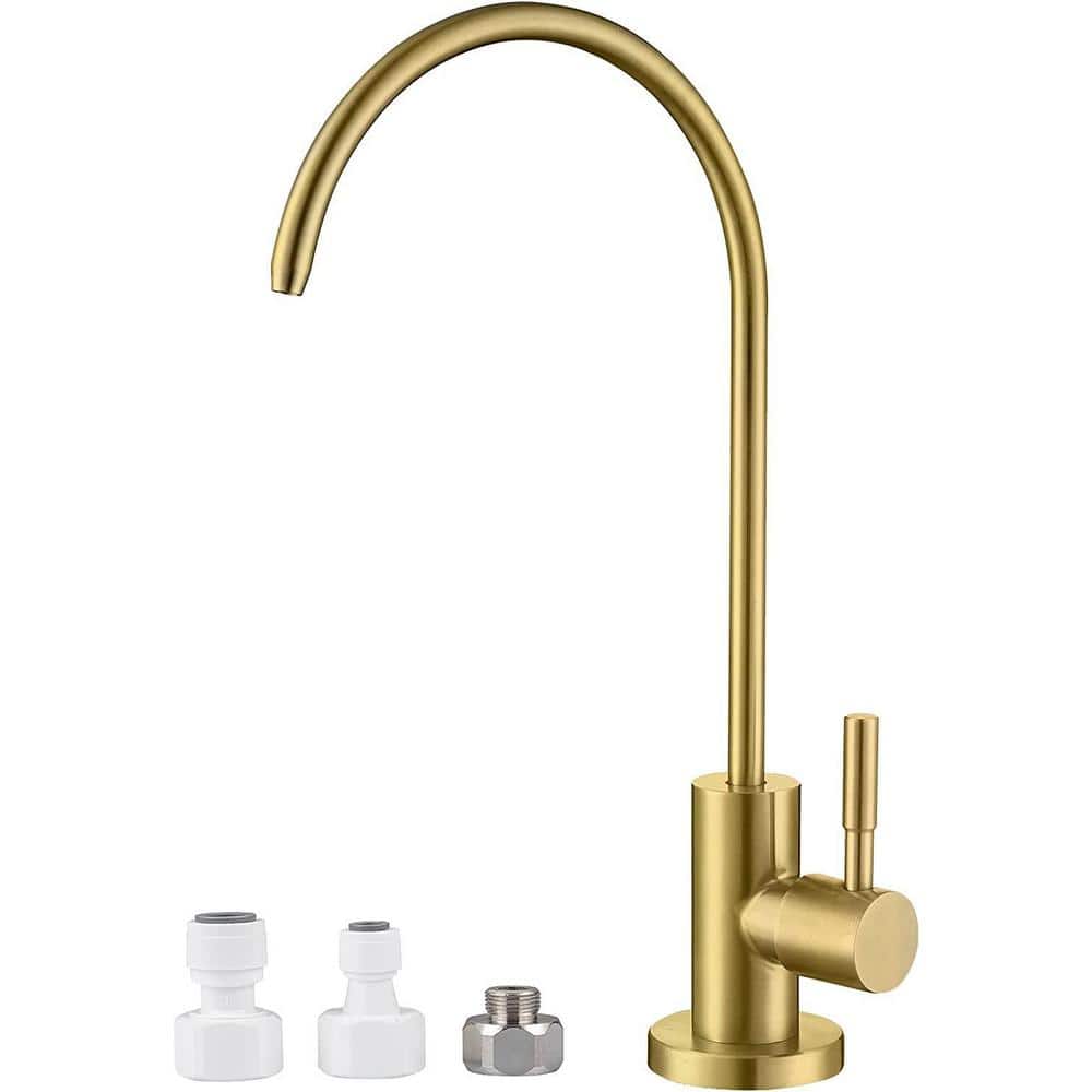 16 GAUGE SINKS W Roxy Single Handle Deck Mount Standard Kitchen Faucet ...