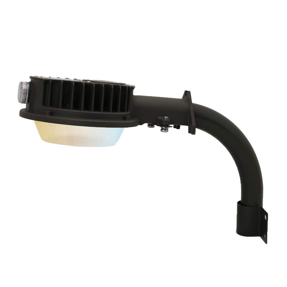 Sunlite 400-Watt Equivalent Integrated LED Dark Bronze Selectable Power ...